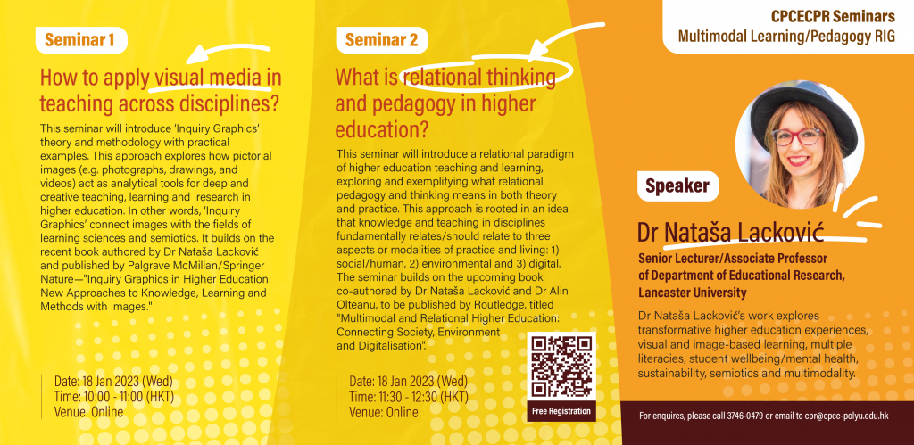 Seminars on Multimodal Learning/Pedagogy | Centre for Pedagogic ...