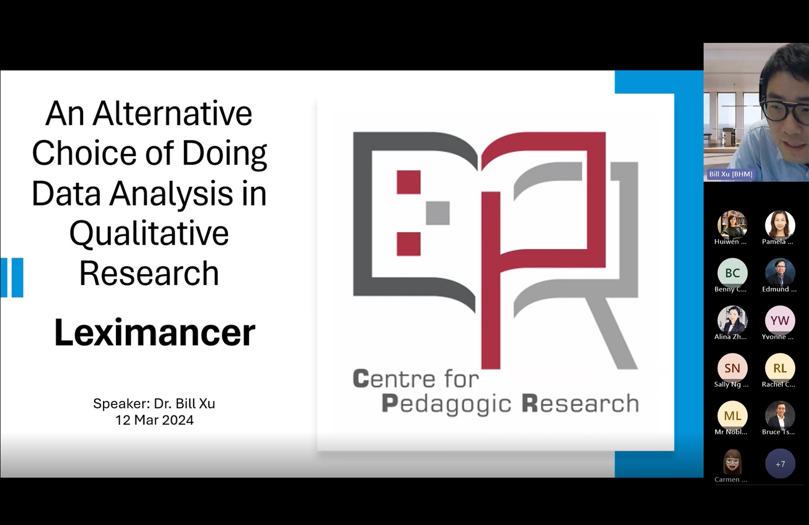 CPCECPR Facility Development Sub-Committee Seminar: Leximancer: An Alternative Choice of Doing ...